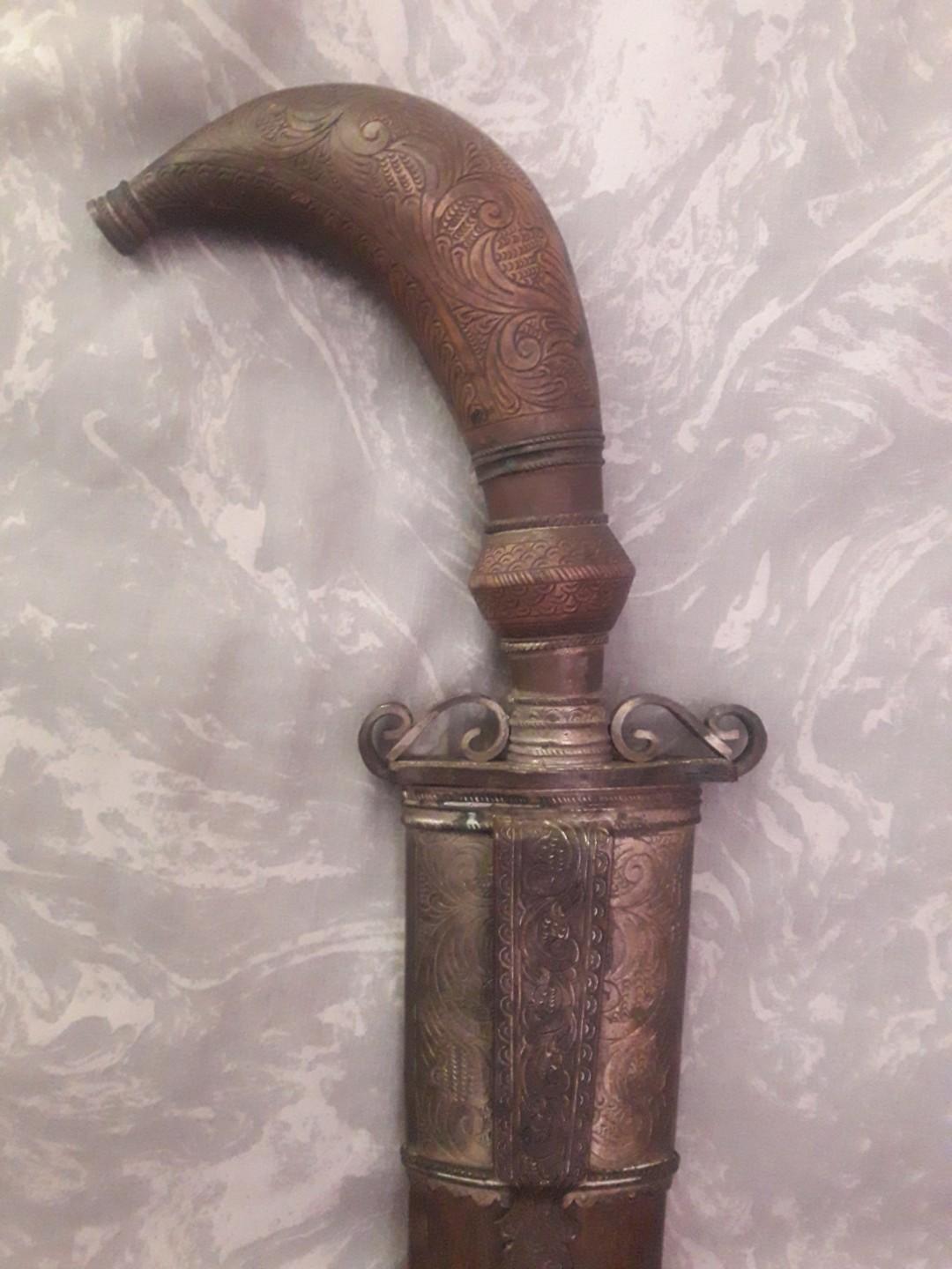 Rare Antique Moro Islamic Sword Dagger Vintage Kris, Hobbies & Toys ...