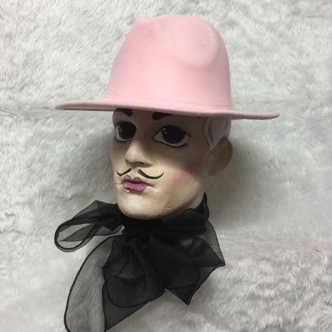 RENTAL. : WIDE RIM HAT IN PINK, Men's Fashion, Watches & Accessories ...