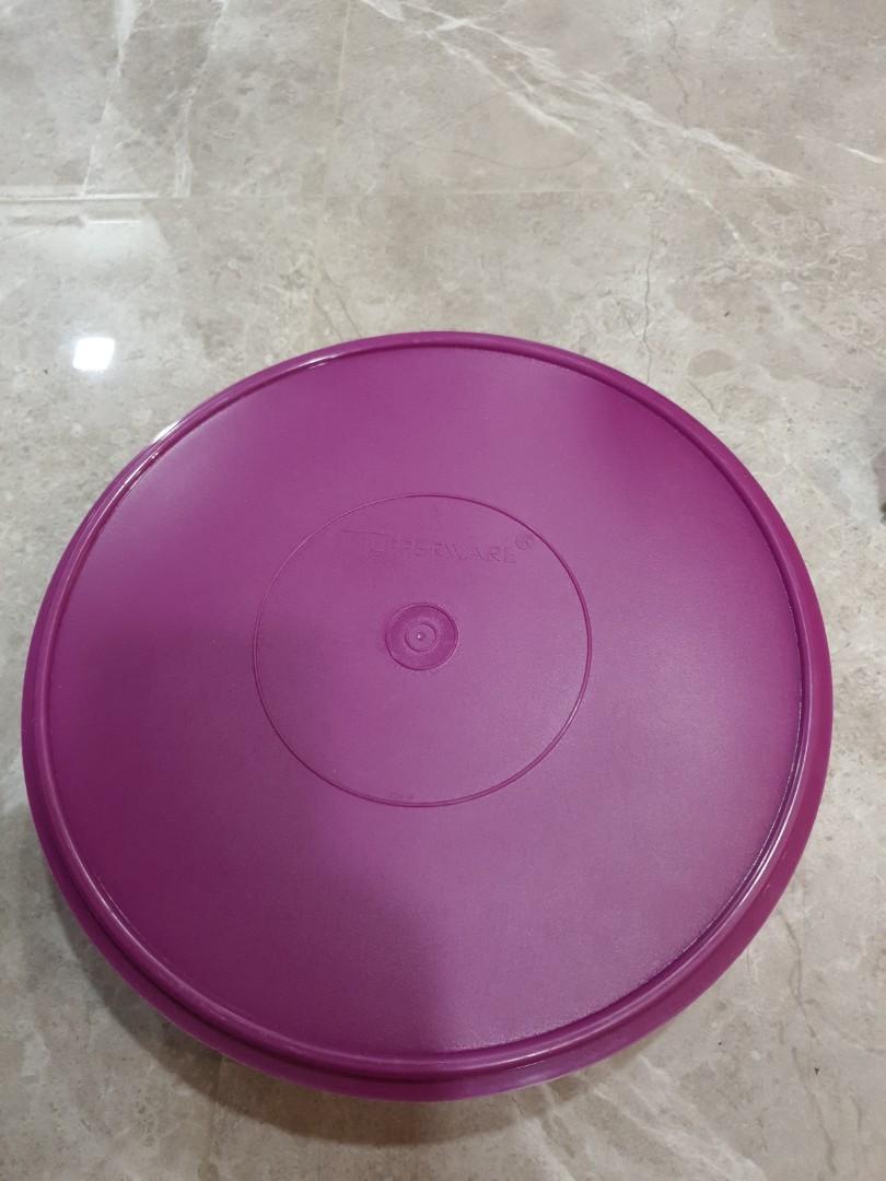 Round Tupperware Container - Purple, Furniture & Home Living ...