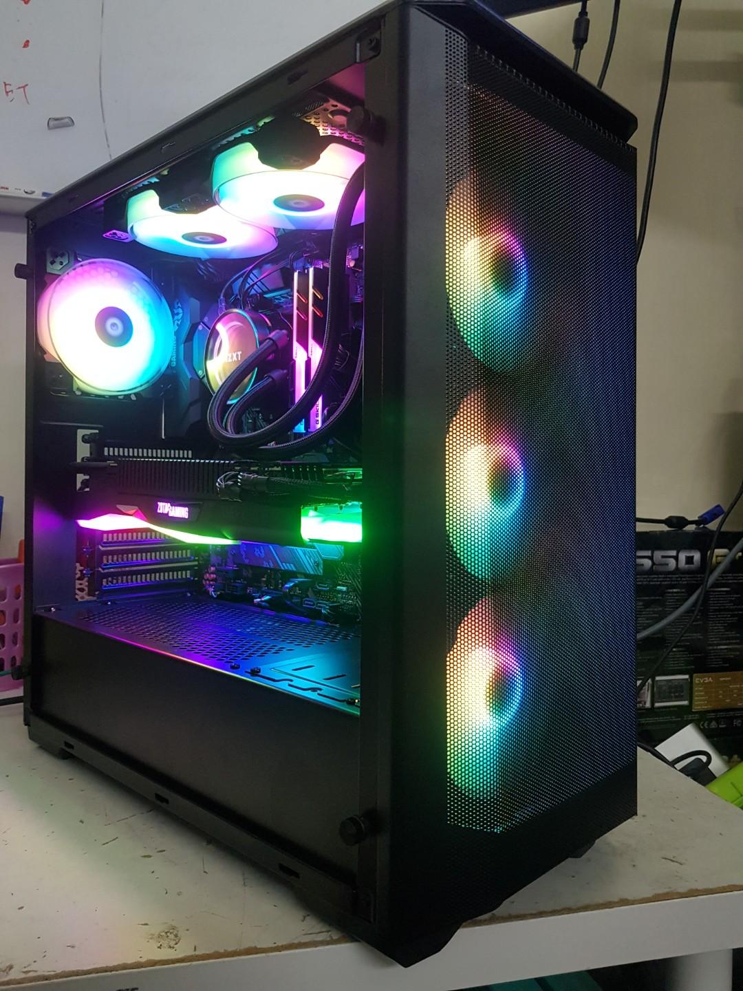 Ryzen 7 3800x RTX 2080 Super AMP Core Extreme Custom Gaming PC ...