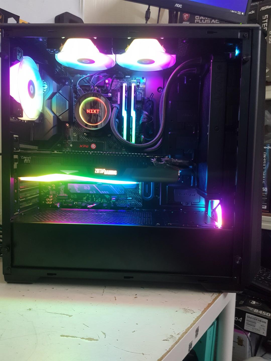 Ryzen 7 3800x RTX 2080 Super AMP Core Extreme Custom Gaming PC ...