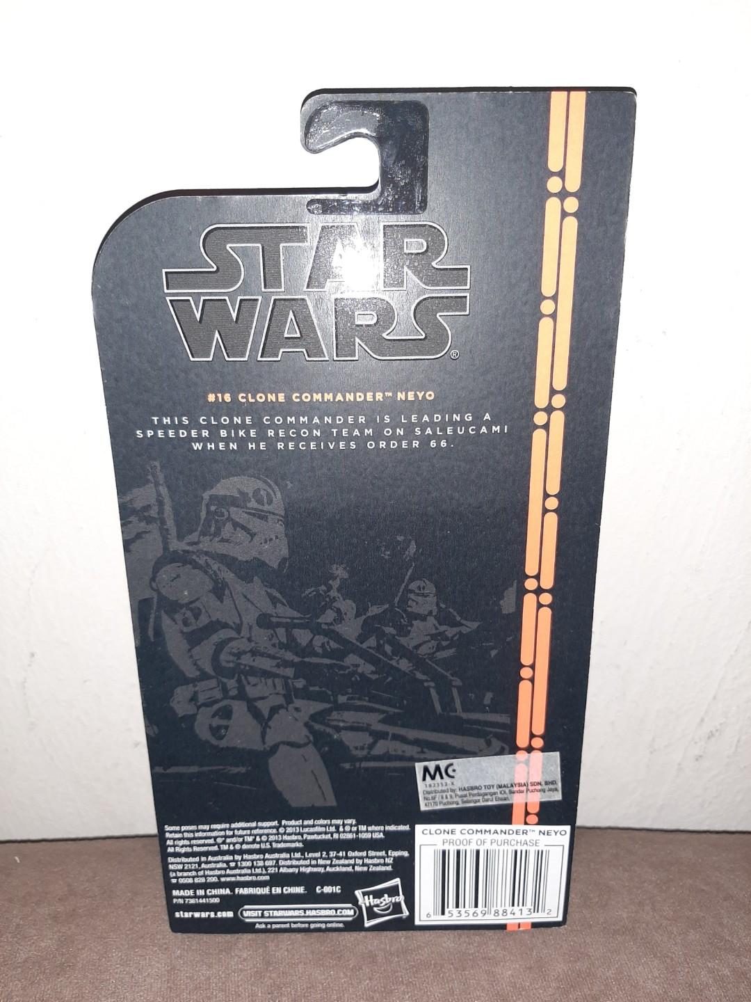 Star Wars Black Series - Clone Commander Neyo, Hobbies & Toys ...