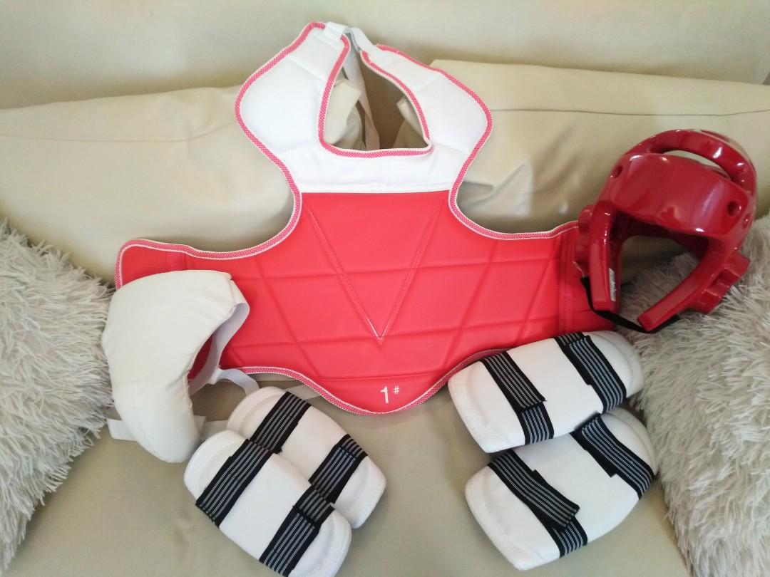 Taekwondo armor gear complete set, Sports Equipment, Sports & Games ...