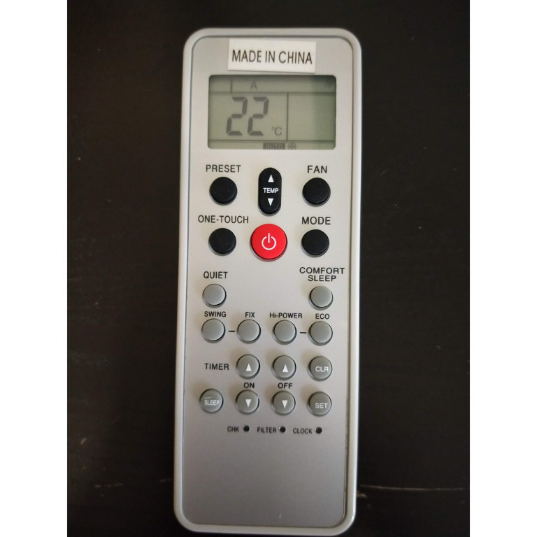 Toshiba Aircon Remote Control (Singapore), TV & Home Appliances, Air ...