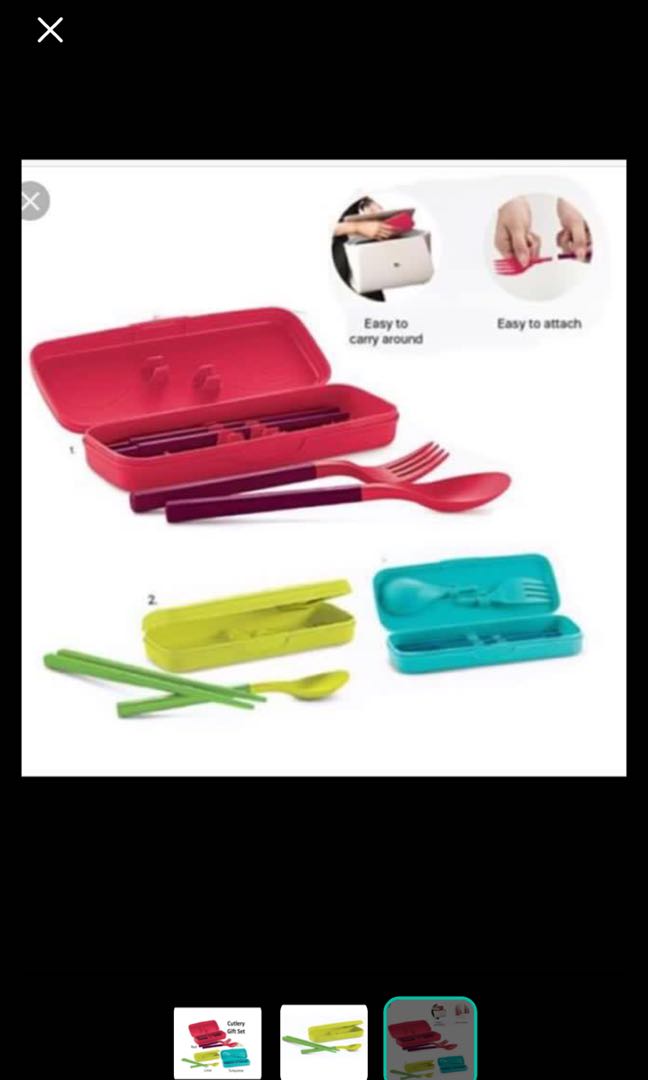 Tupperware Cutlery Set, Furniture & Home Living, Kitchenware ...