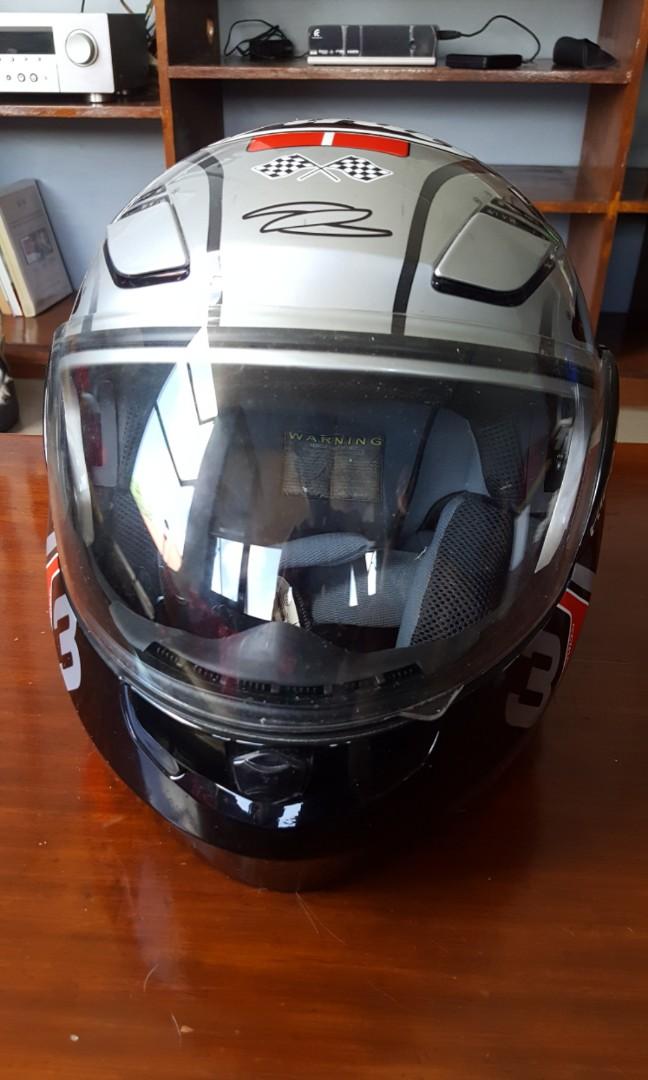 Zeus Helmet ZS-3000A, GG2 Kiro, Motorbikes, Motorbike Parts ...