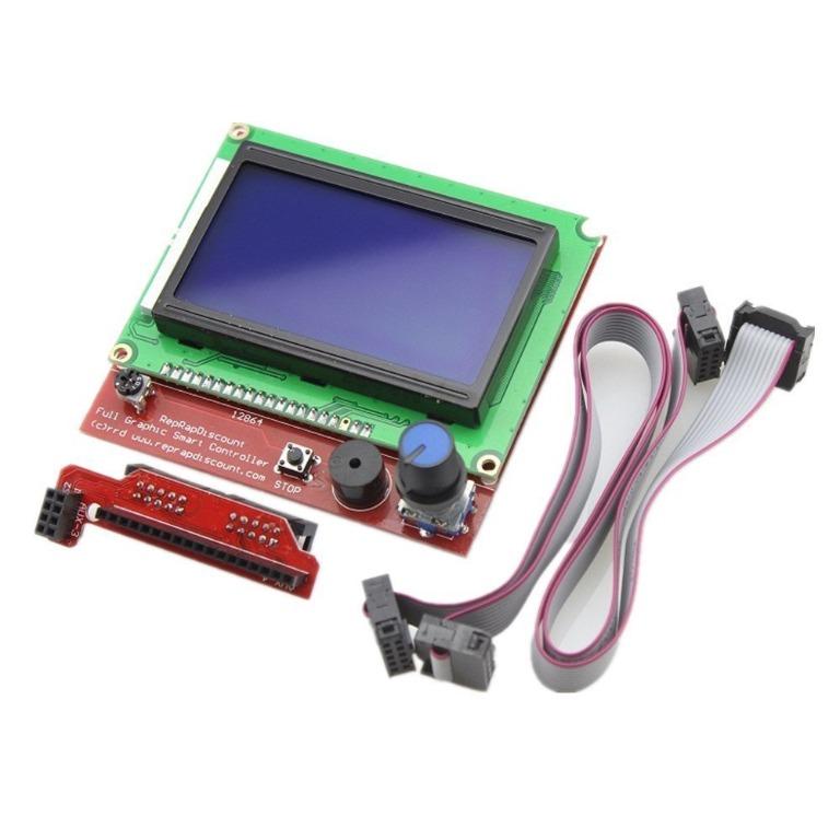 7041Redrex full graphics LCD 12864 smart display controller for RepRap RAMPS 1.4 3D printer ...