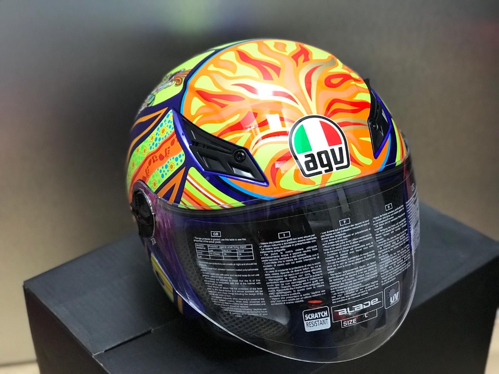 AGV Blade Top Five Continent Helmet, Motorcycles, Motorcycle Apparel on ...