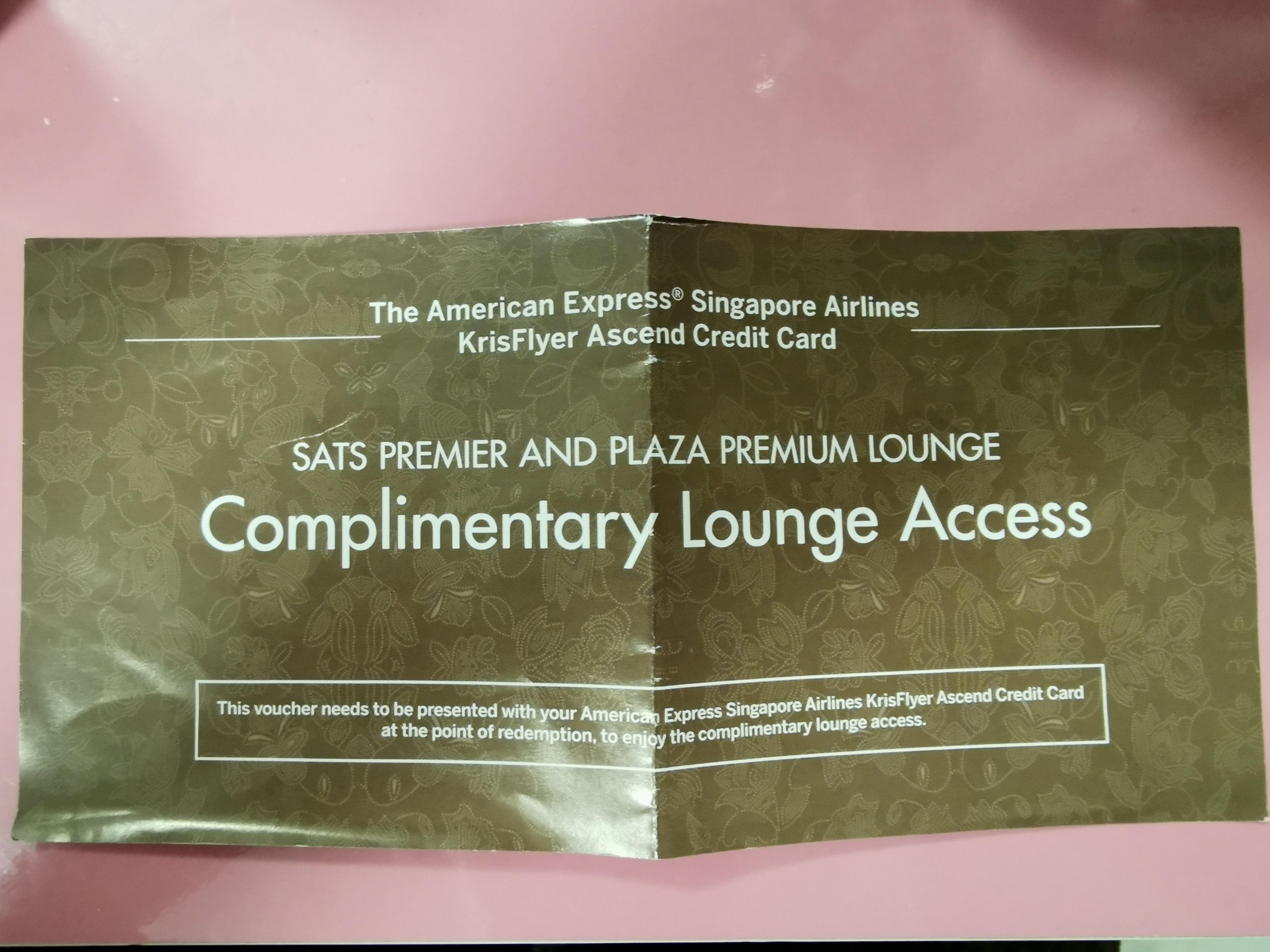 American Express Lounge Voucher, Tickets & Vouchers, Vouchers on Carousell