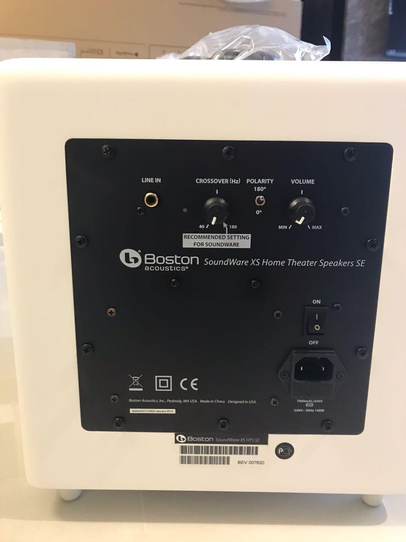 Boston Acoustics Subwoofer, Audio, Soundbars, Speakers & Amplifiers on ...