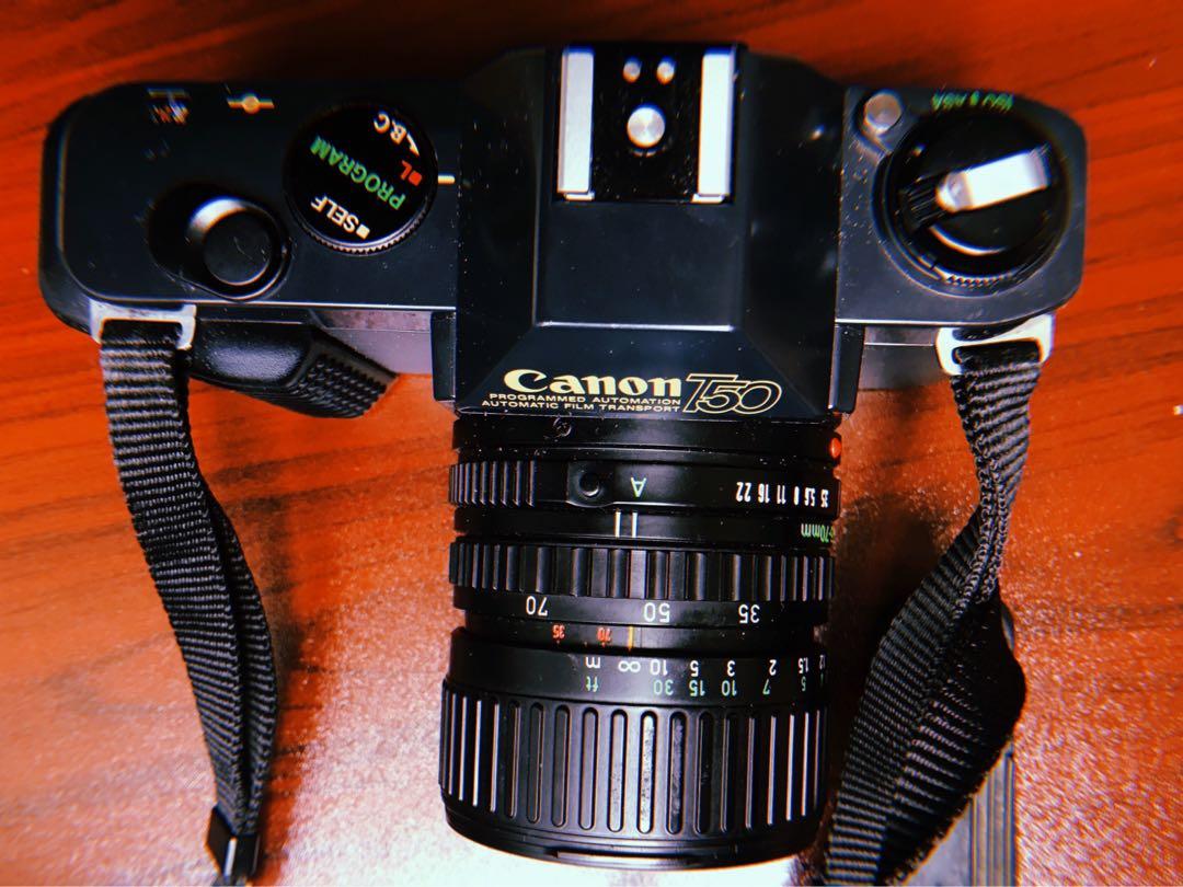 Canon T50 Film Camera, Photography, Cameras on Carousell