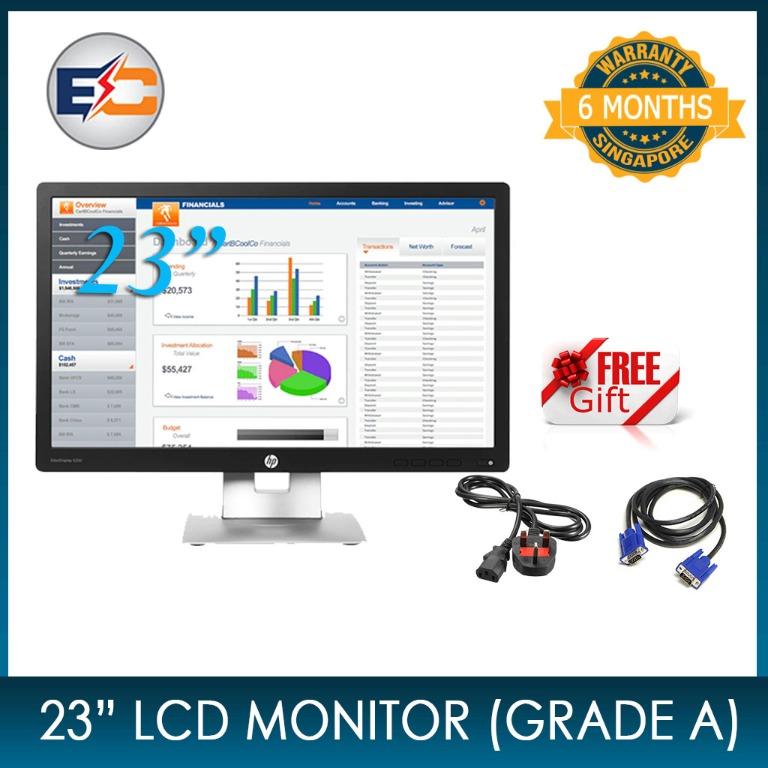 (Certified Refurbished) Hp EliteDisplay E232 23 Inches Monitor ...