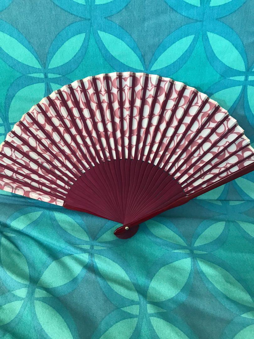 coach hand fan, Everything Else, Others on Carousell
