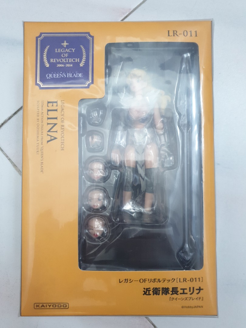Free Delivery* Kaiyodo Legacy of Revoltech Queen Blade Elina hobby ...