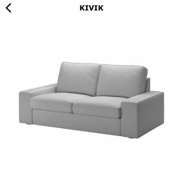 IKEA kivik 3-seat Sofa frame, Furniture & Home Living, Furniture, Sofas ...