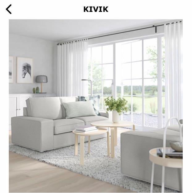IKEA kivik 3-seat Sofa frame, Furniture & Home Living, Furniture, Sofas ...