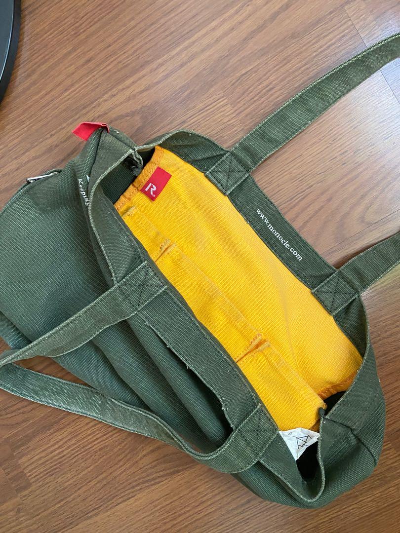 Monocle - Army green tote bag, Women's Fashion, Bags & Wallets, Tote ...