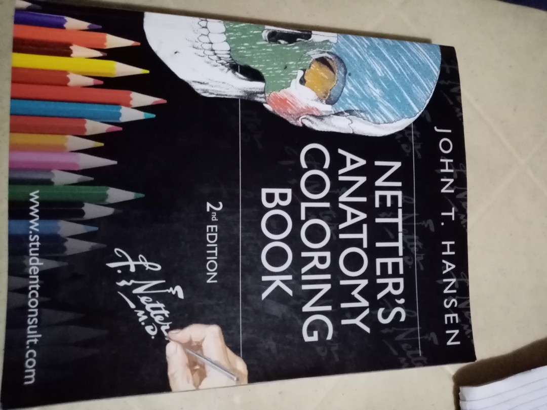 Netter's Anatomy Coloring Book, Hobbies & Toys, Books & Magazines ...