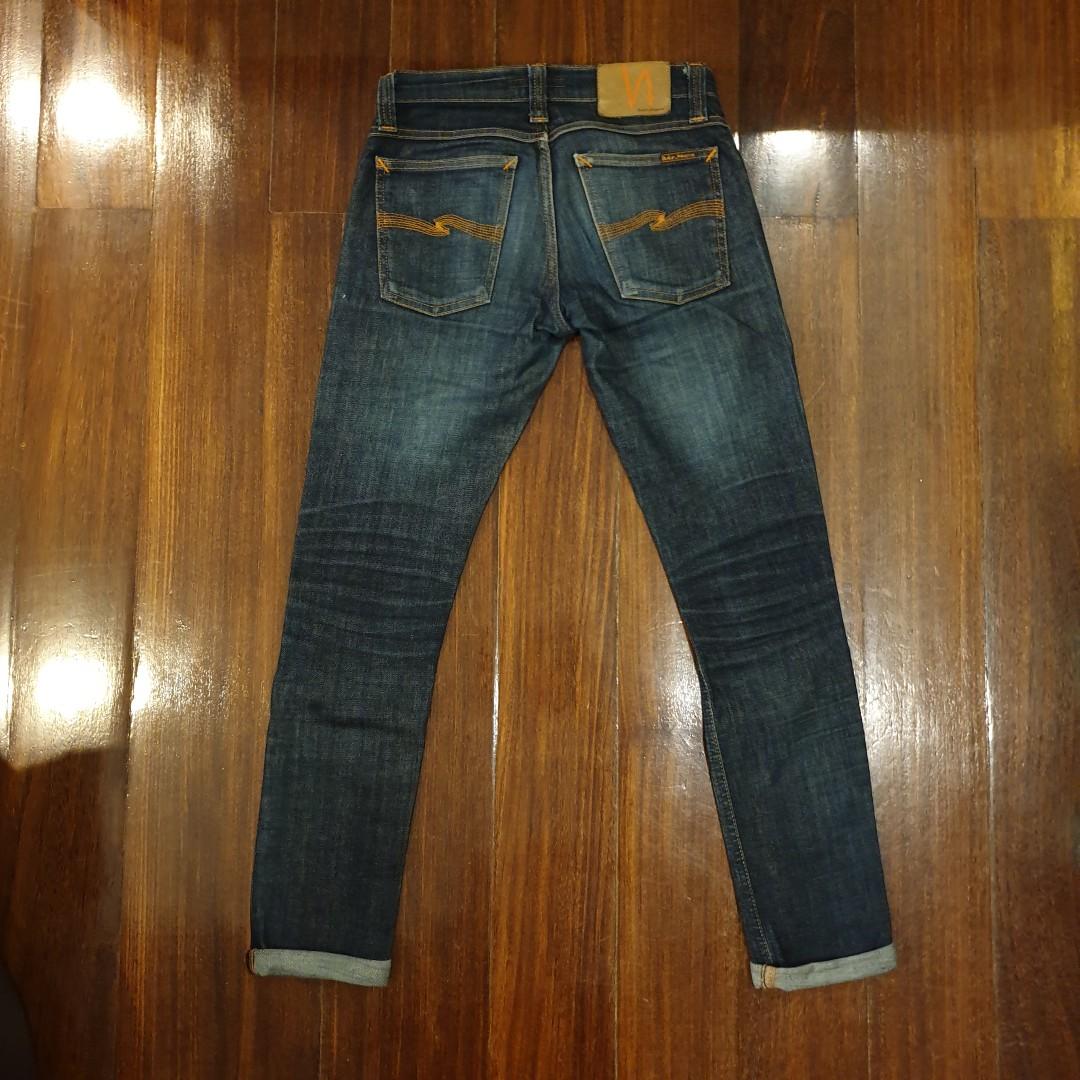 Nudie tight long john denim stretch, Fesyen Wanita, Pakaian Wanita ...
