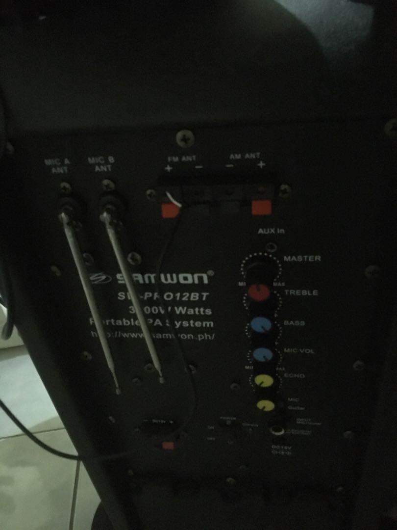 Samwon Portable Speaker System, Audio, Soundbars, Speakers & Amplifiers ...