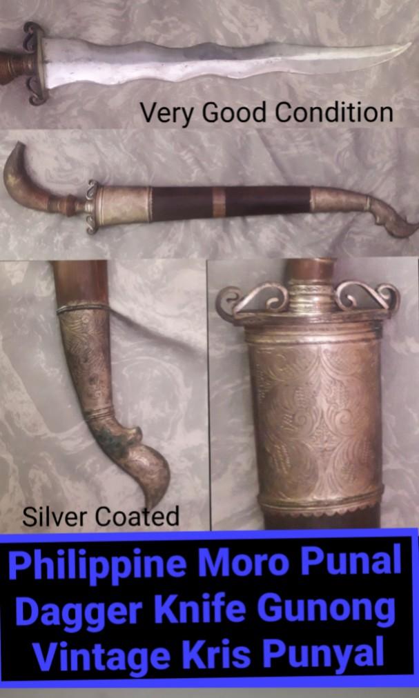 Rare Antique Moro Islamic Sword Dagger Vintage Kris, Hobbies & Toys ...