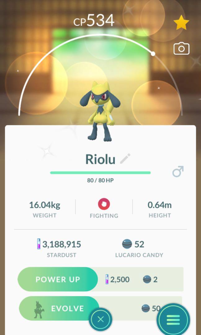 Shiny Riolu, Video Gaming, Gaming Accessories, Game Gift Cards ...