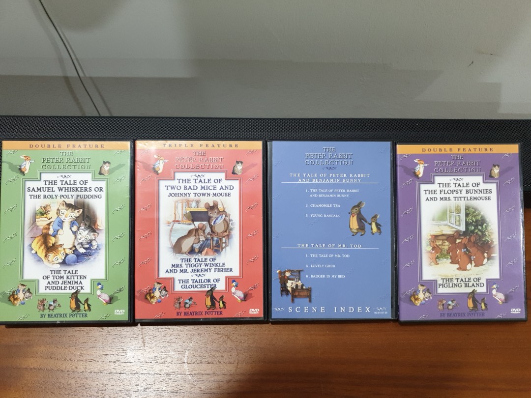 Children DVD The Peter Rabbit Collection ( 4 Dvds), Hobbies & Toys ...
