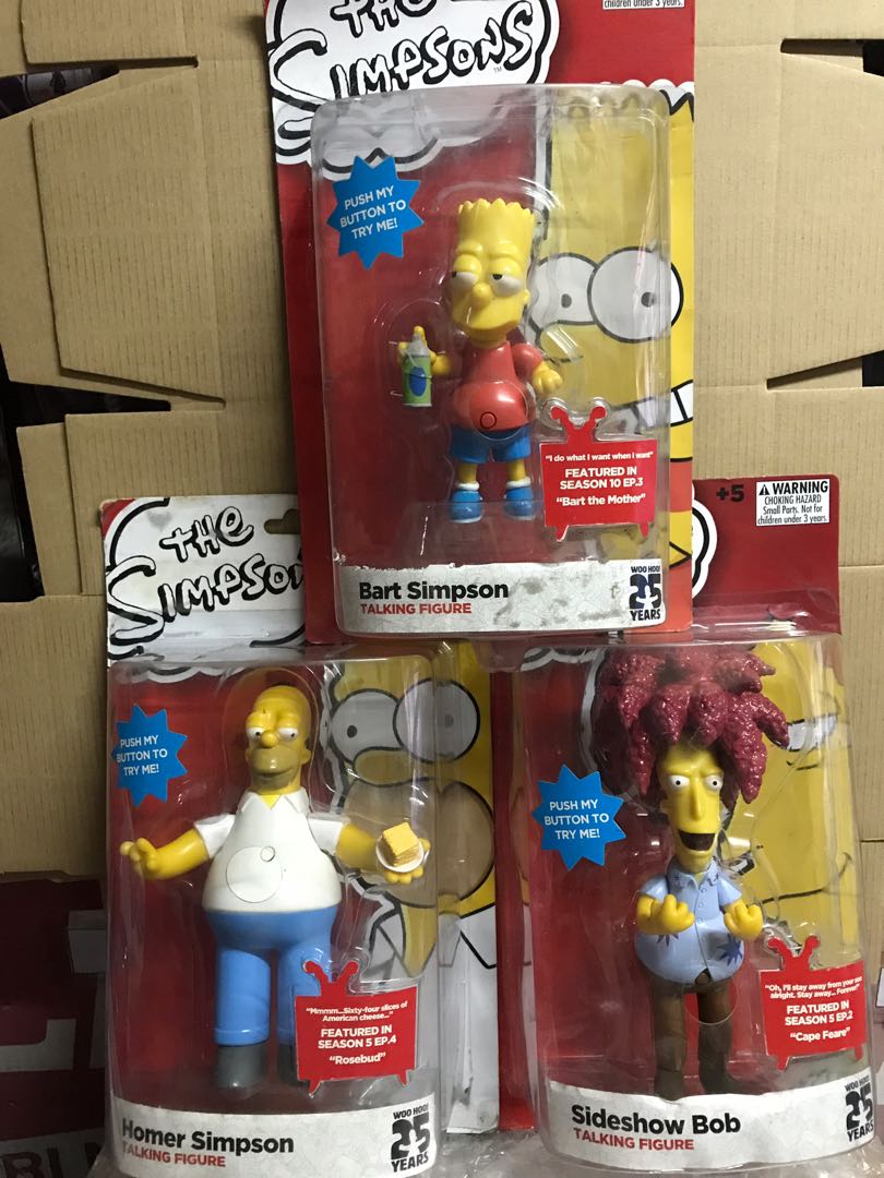 The Simpsons talking figure, Hobbies & Toys, Toys & Games on Carousell