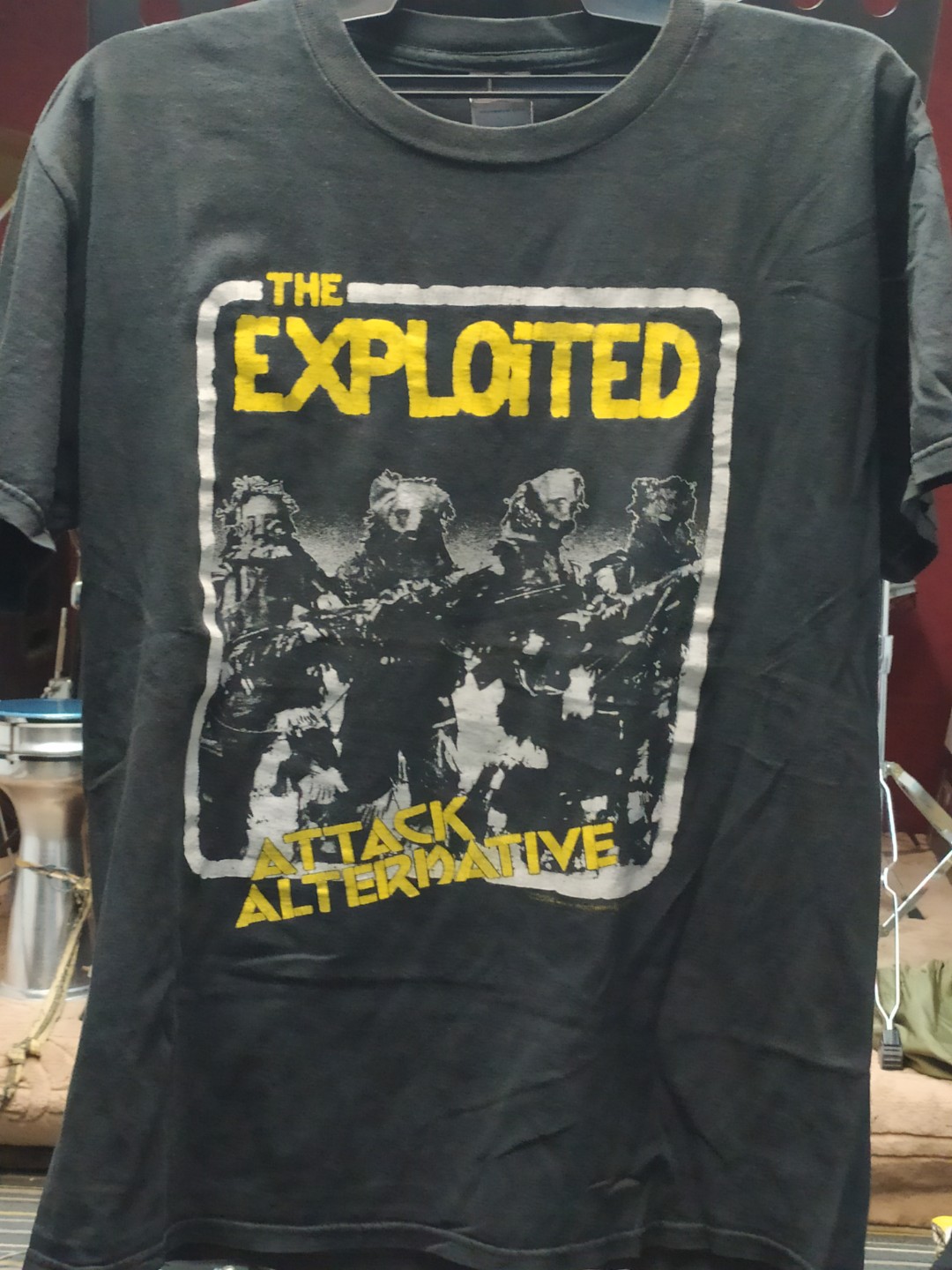 Vintage T-Shirt Band Punk The Exploited, Men's Fashion, Tops & Sets ...