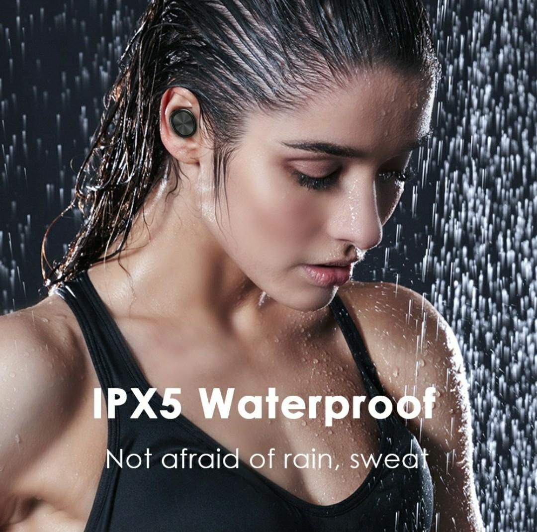 ZNT SoundBox Mini Bluetooth 5.0 TWS Earbuds with Built-in Mic Black ...