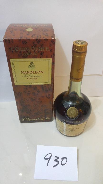 (930) 80-90年代 courvoisier cognac napoleon fine champagne 700ml 40% (有盒) 日本蘇格蘭舊酒洋酒威士忌白蘭地干邑拿破崙 ...