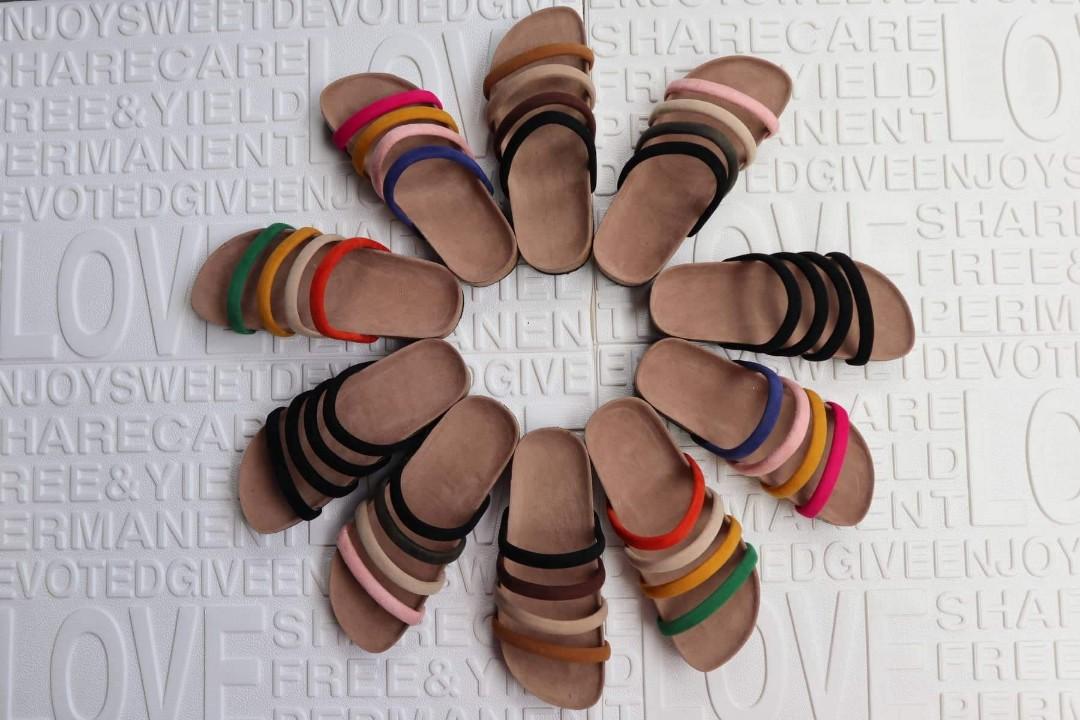 BIRKS SLIDES, Women's Fashion, Footwear, Flats & Sandals on Carousell