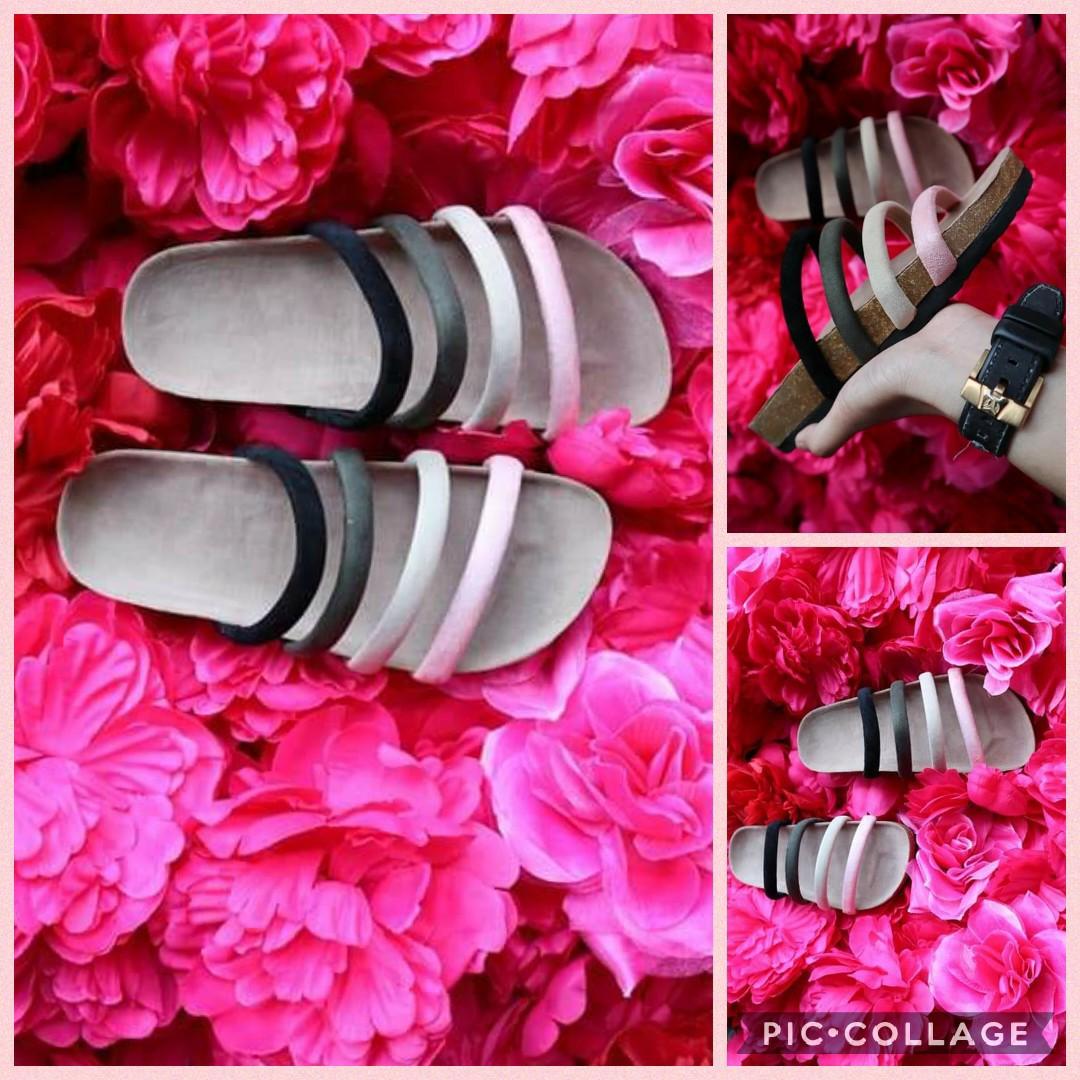 BIRKS SLIDES, Women's Fashion, Footwear, Flats & Sandals on Carousell