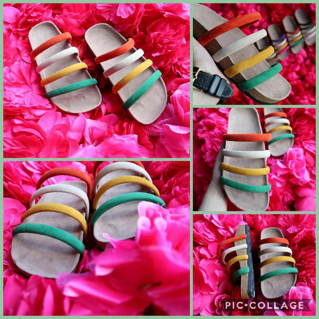 BIRKS SLIDES, Women's Fashion, Footwear, Flats & Sandals on Carousell