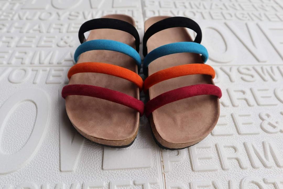 BIRKS SLIDES, Women's Fashion, Footwear, Flats & Sandals on Carousell