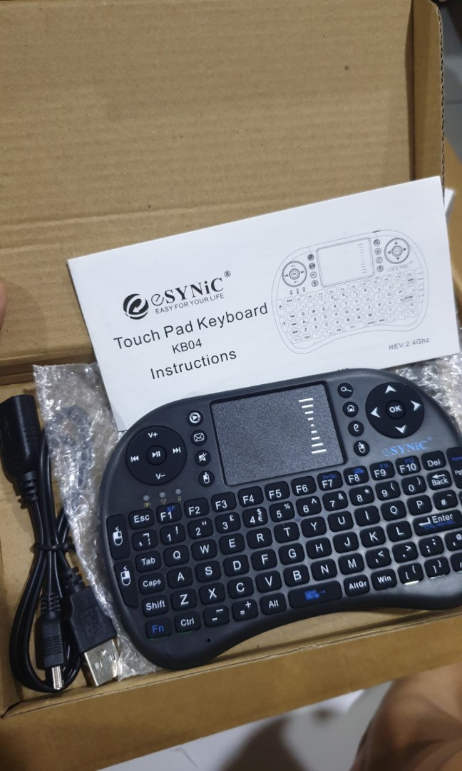 Esynic Mini Wireless keyboard, Computers & Tech, Parts & Accessories ...