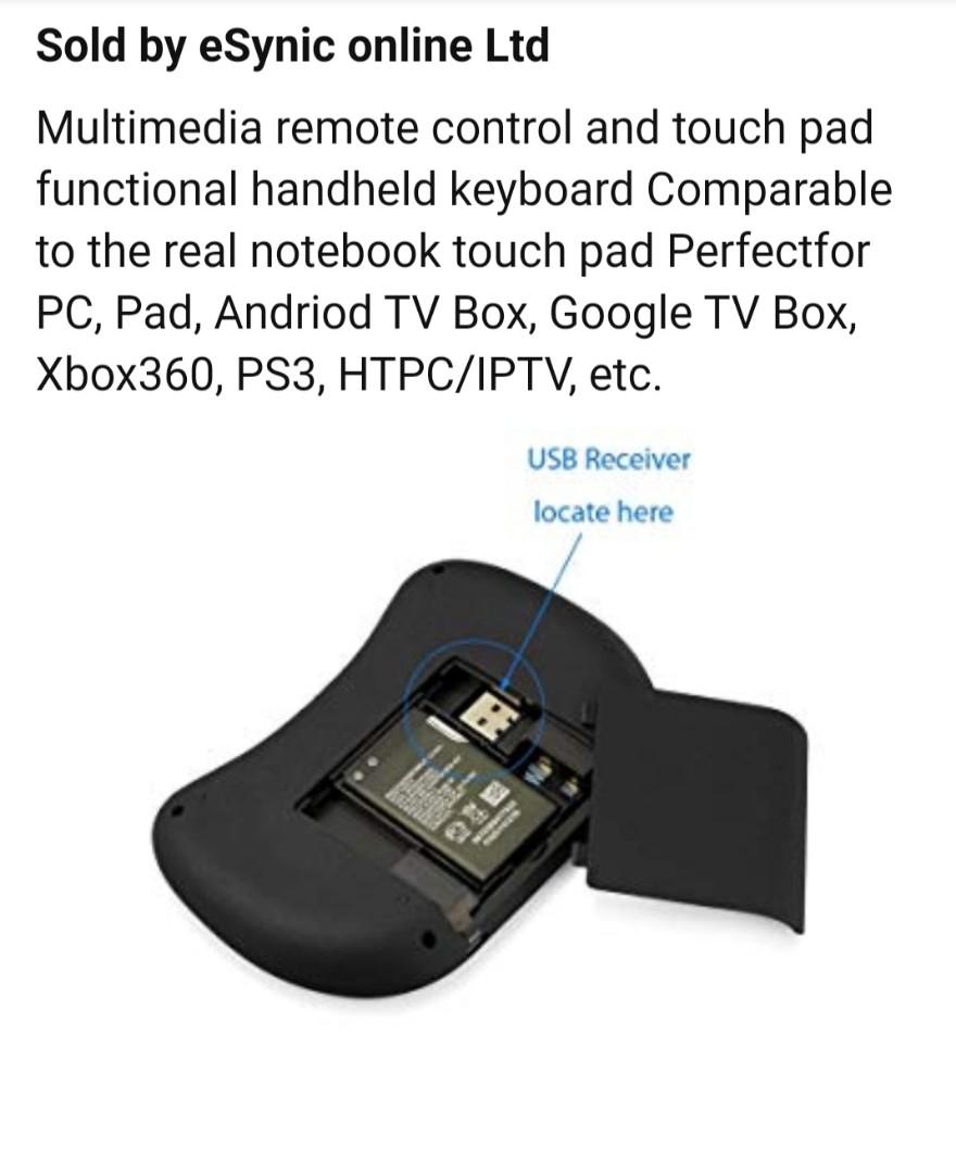 Esynic Mini Wireless keyboard, Computers & Tech, Parts & Accessories ...