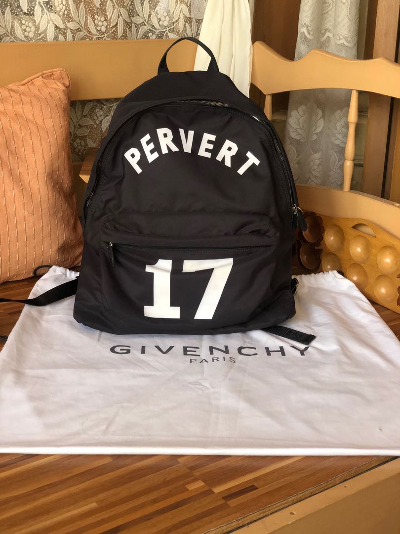 Givenchy Pervert 17 Back Pack, Men's Fashion, Bags, Backpacks on Carousell