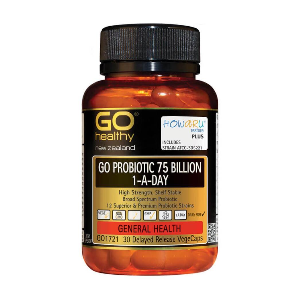 GO Probiotic 75 Billion, Health & Nutrition, Health Supplements ...