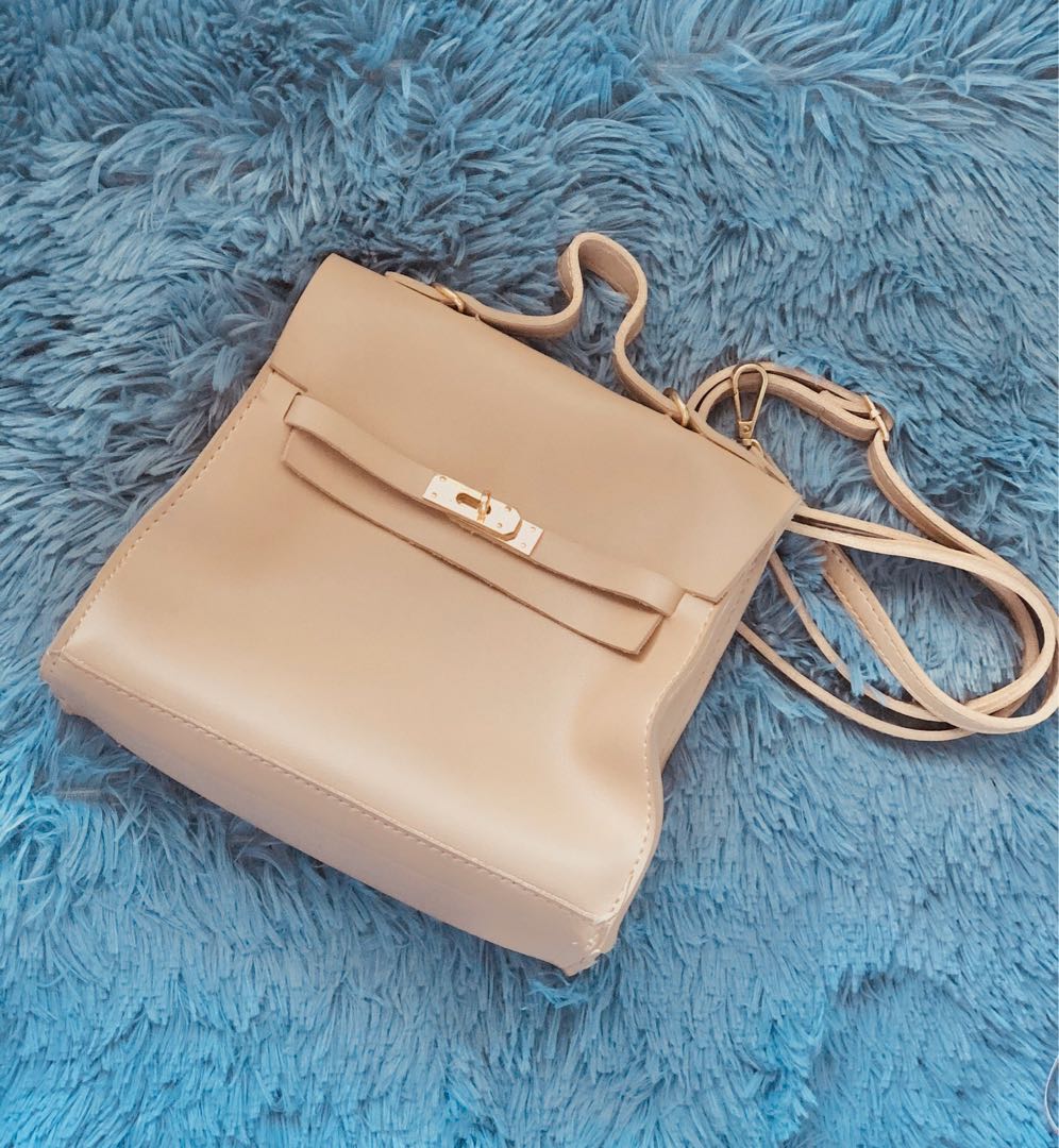 HERMES KELLY-INSPIRED SLING BAG, Women's Fashion, Bags & Wallets, Cross ...