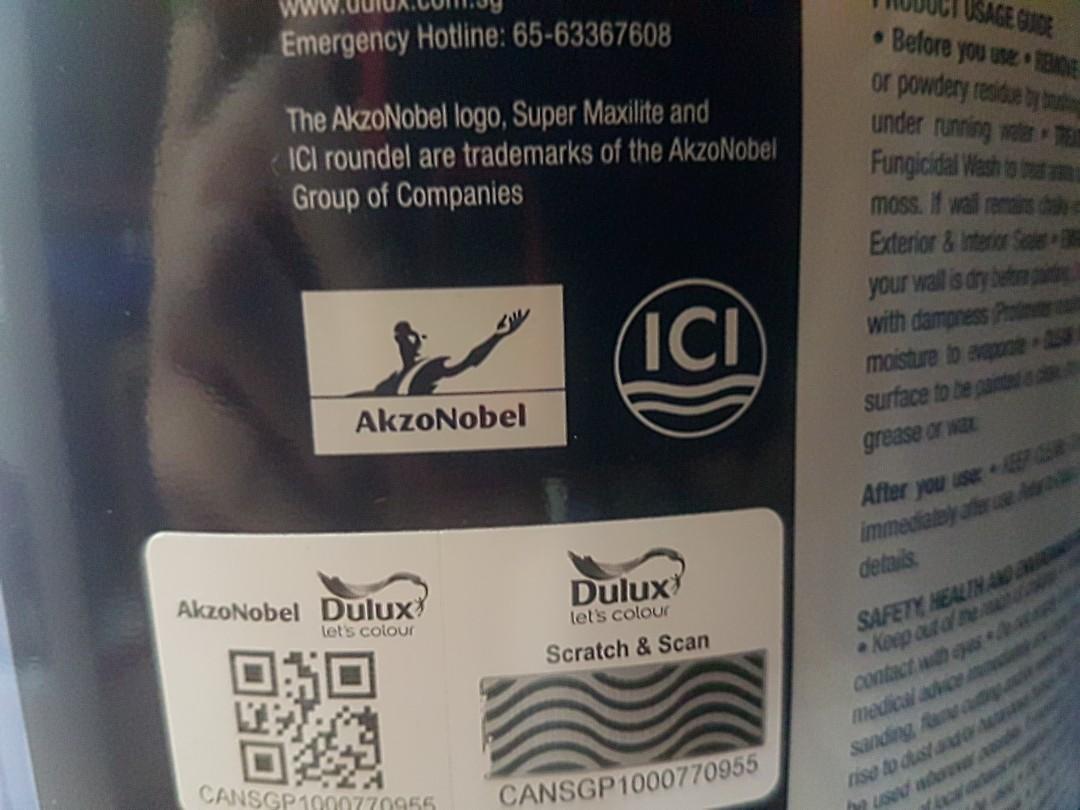 ICI Dulux Super Maxilite Paint 7L & 20L, Home Services, Others on Carousell