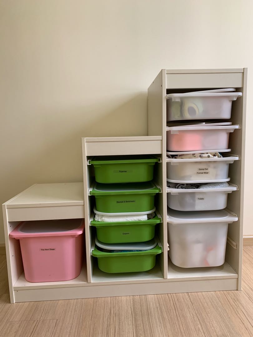 Ikea Trofast Storage (Self-pickup), Furniture & Home Living, Furniture ...