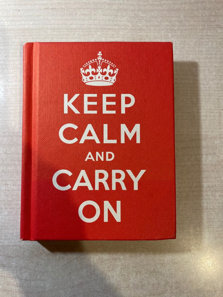 Keep calm and Carry On book, 興趣及遊戲, 書本 & 文具, 宗教書藉 - Carousell