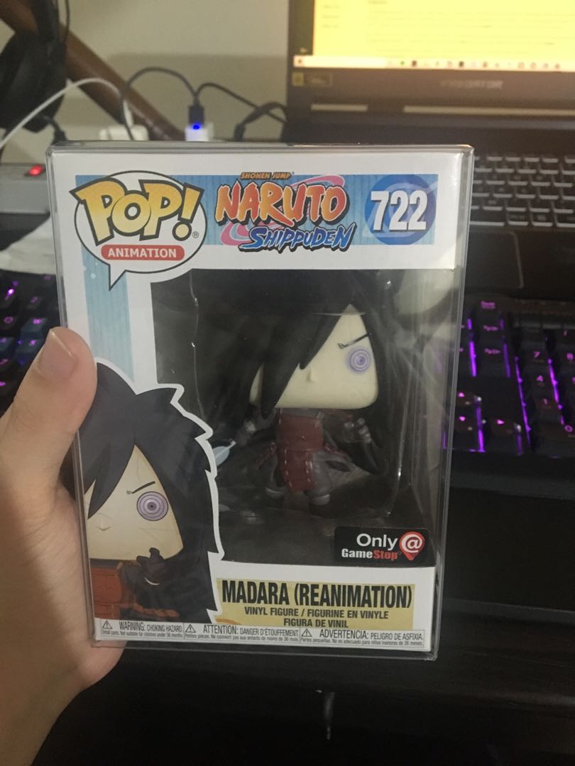 Madara (Reanimation) Gamestop sticker Pop Animation Naruto Shippuden ...