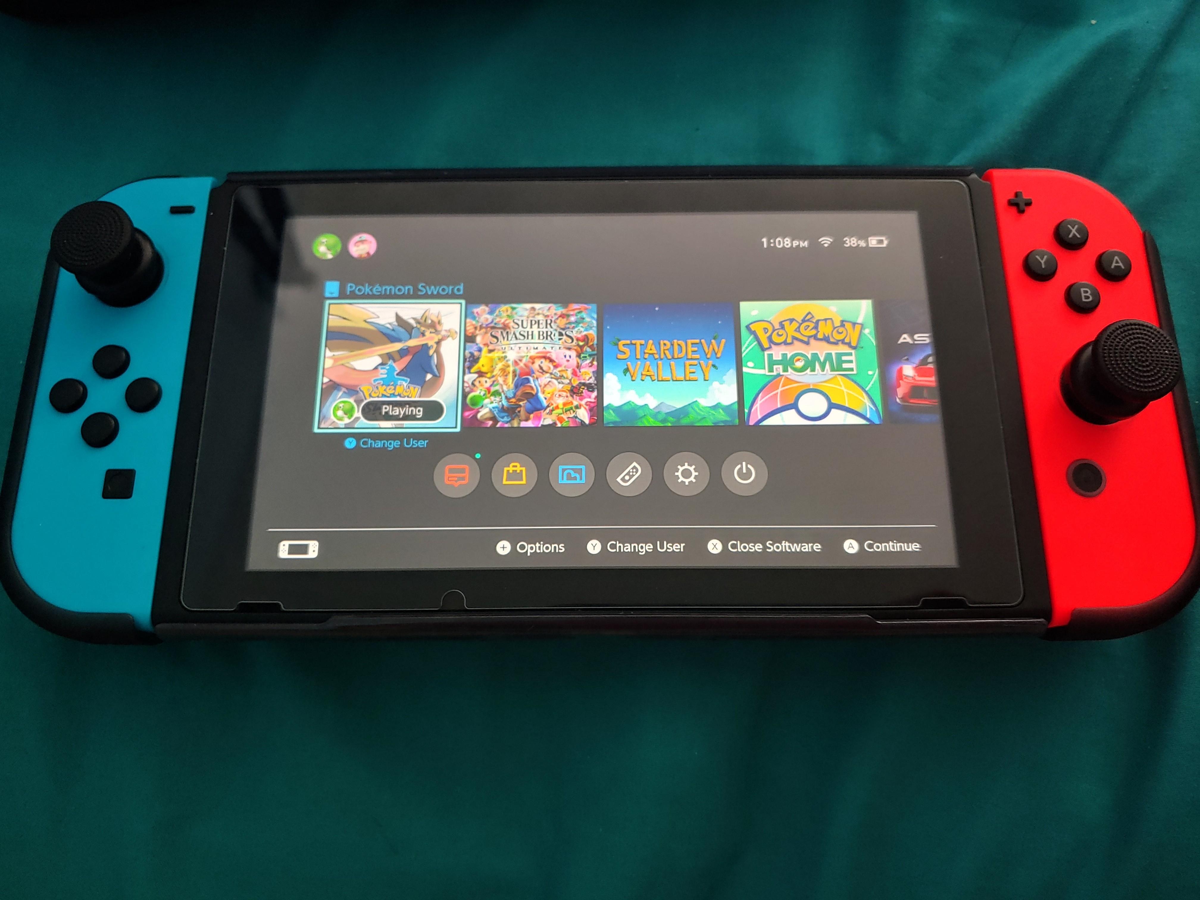Nintendo Switch V2 Complete with Receipt, Video Gaming, Video Game ...