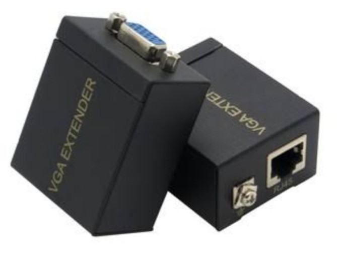 Passive VGA Extender 60m Over UTP Cable, TV & Home Appliances, TV ...