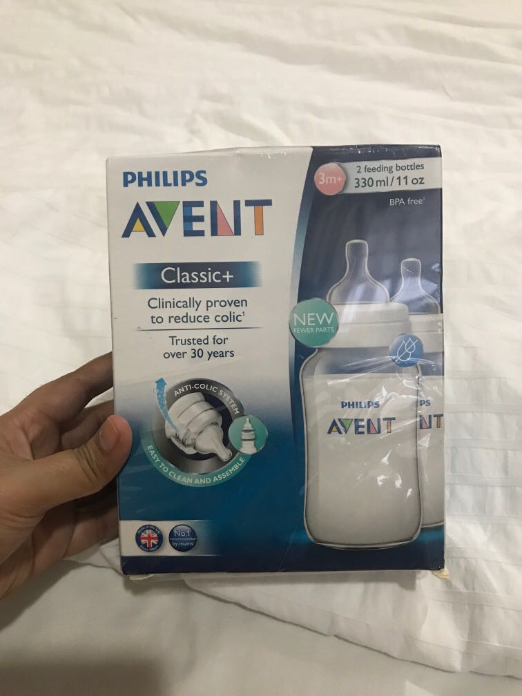 Philips Avent Classic Bottles 330ml (1 pair), Babies & Kids, Nursing ...