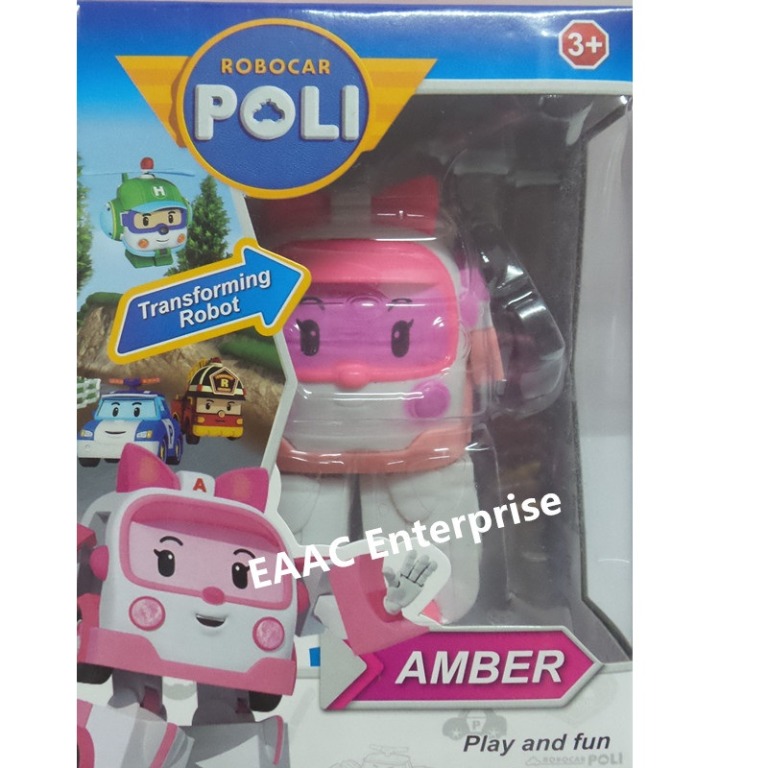 Robocar Amber (Ambulance) Transformer Korean Cartoon Toys, Hobbies ...