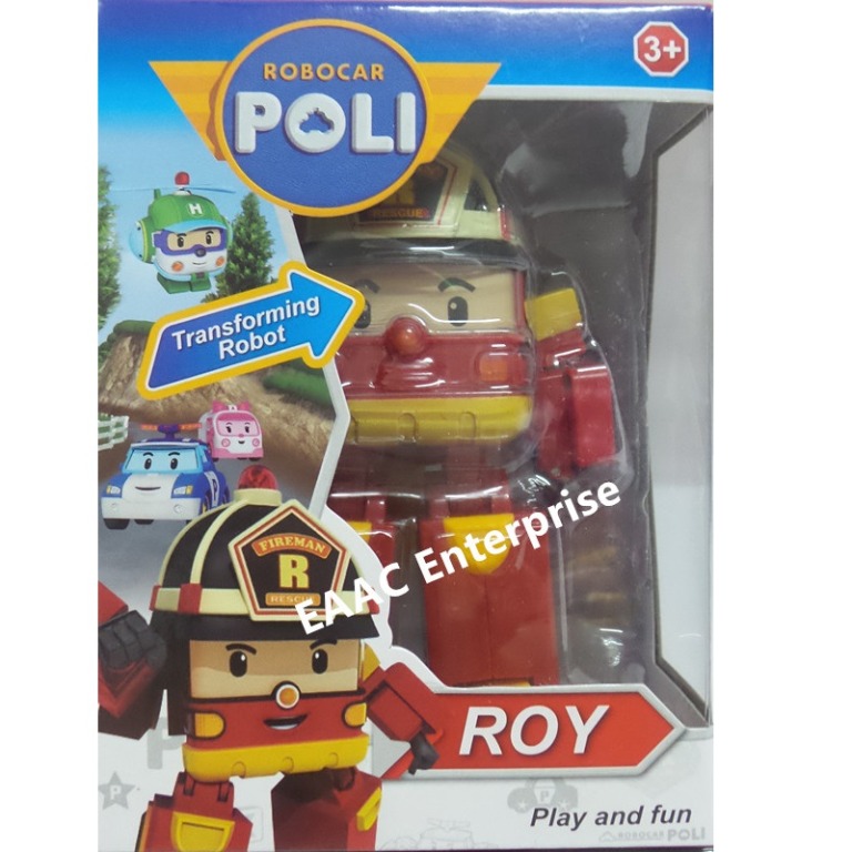 Robocar Roy (Fire Engine) Transformer Korean Cartoon Toys, Hobbies ...