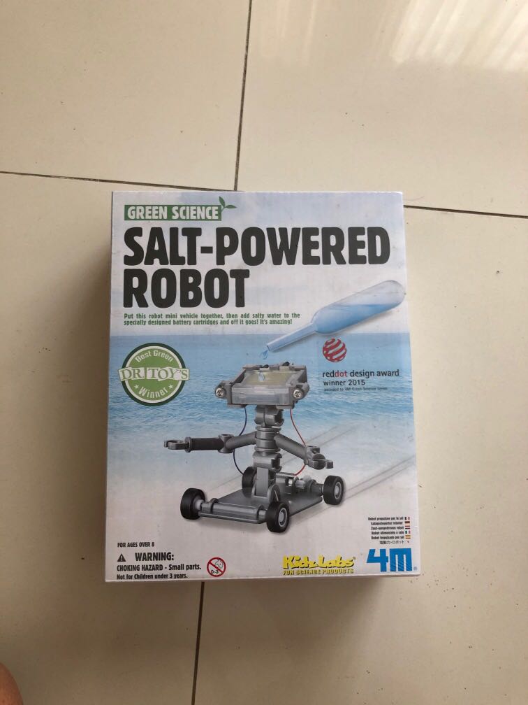 Salt powered robot, Toys & Games, Others on Carousell